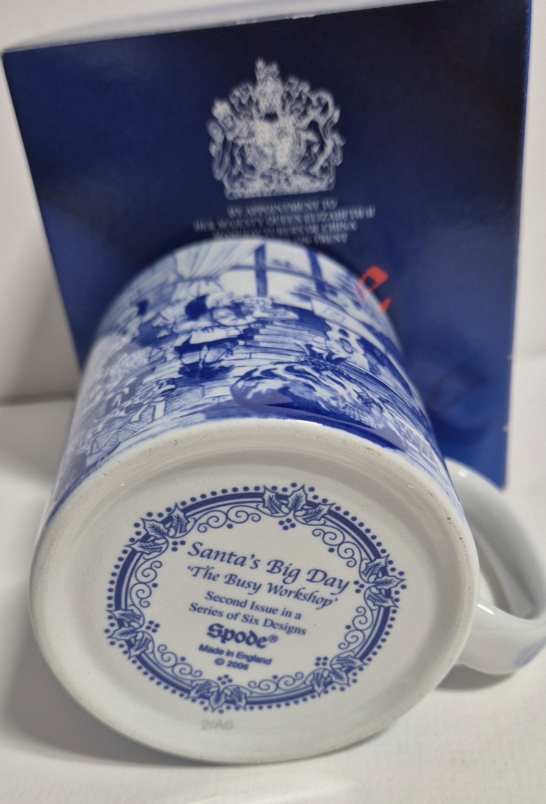 Spode Blue Room Mug Santa's Big Day